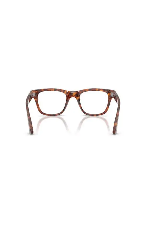 Persol 53mm Square Eyeglasses - Tortoise
