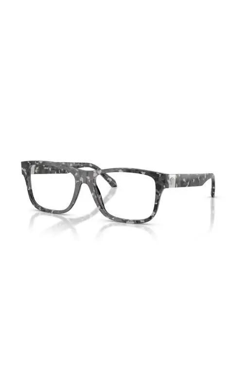 Versace 56mm Square Optical Glasses - Tortoise