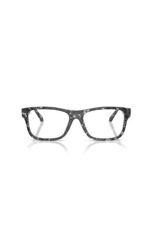 Versace 56mm Square Optical Glasses - Tortoise