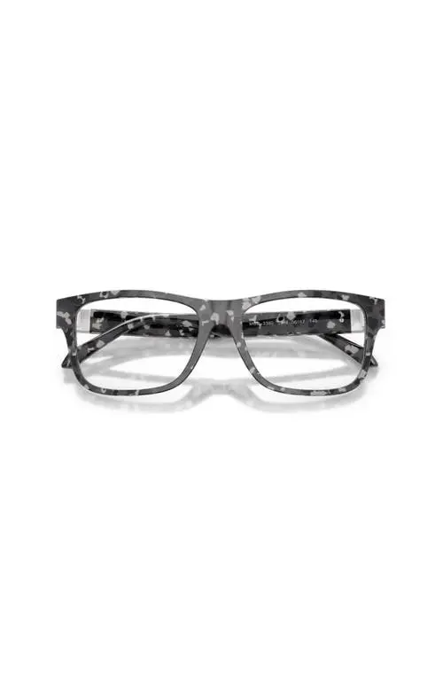Versace 56mm Square Optical Glasses - Tortoise