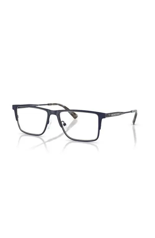 Michael Kors 55mm Rectangle Optical Glasses - Blue