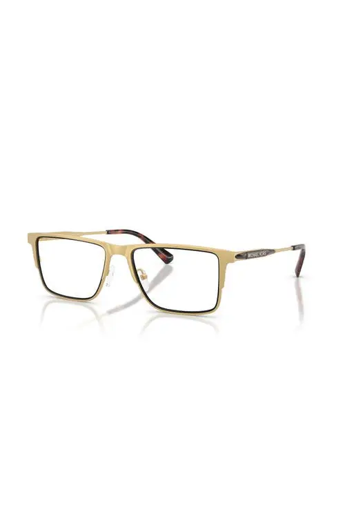 Michael Kors 55mm Rectangle Optical Glasses - Yellow