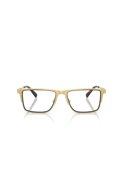 Michael Kors 55mm Rectangle Optical Glasses - Yellow