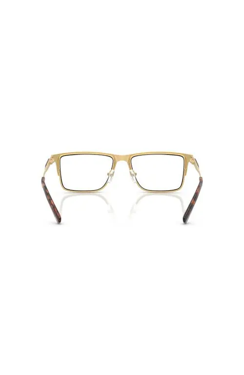 Michael Kors 55mm Rectangle Optical Glasses - Yellow
