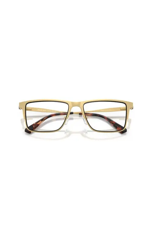 Michael Kors 55mm Rectangle Optical Glasses - Yellow