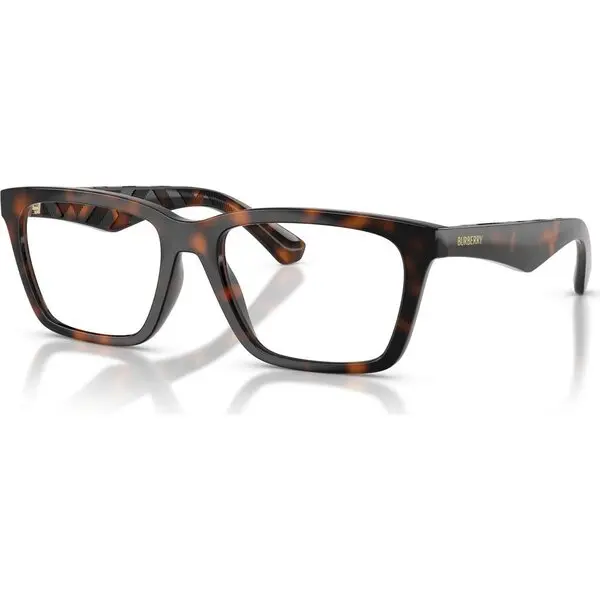 Burberry 55mm Rectangle Optical Glasses - Brown