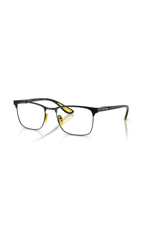 Ray-ban 54mm Square Full Rim Eyeglasses - Black