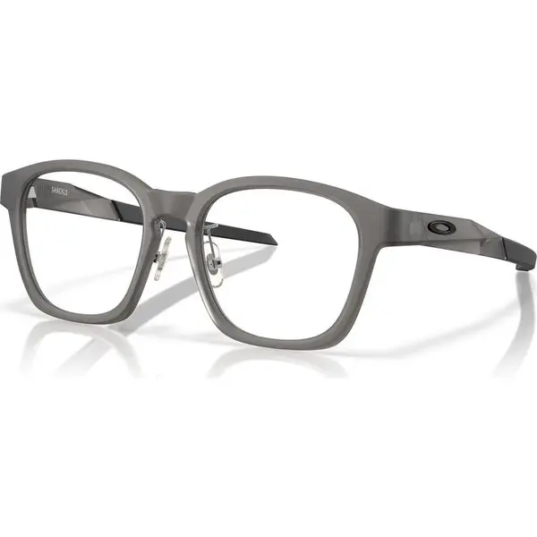 Oakley 48mm Square Full Rim Eyeglasses - Grey