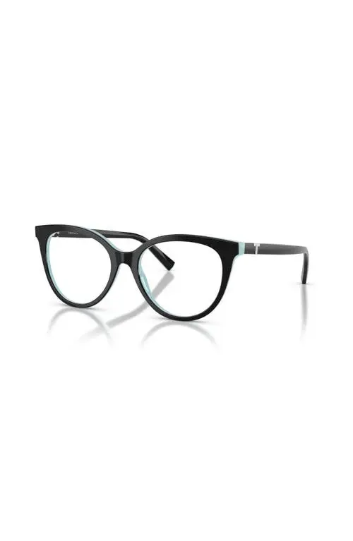 Tiffany & Co. 53mm Cat Eye Optical Glasses - Black