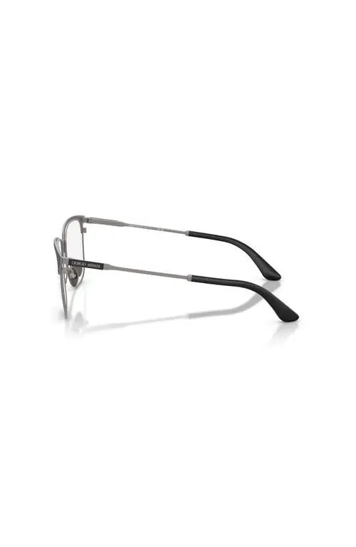 Giorgio Armani 55mm Rectangle Full Rim Eyeglasses