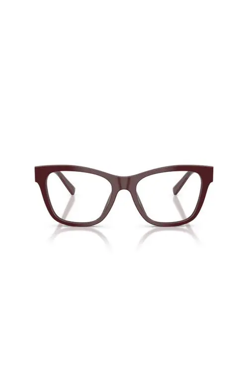 Dolce & Gabbana 55mm Square Optical Glasses - Red