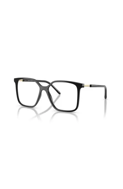 Armani Exchange 53mm Irregular Eyeglasses - Black