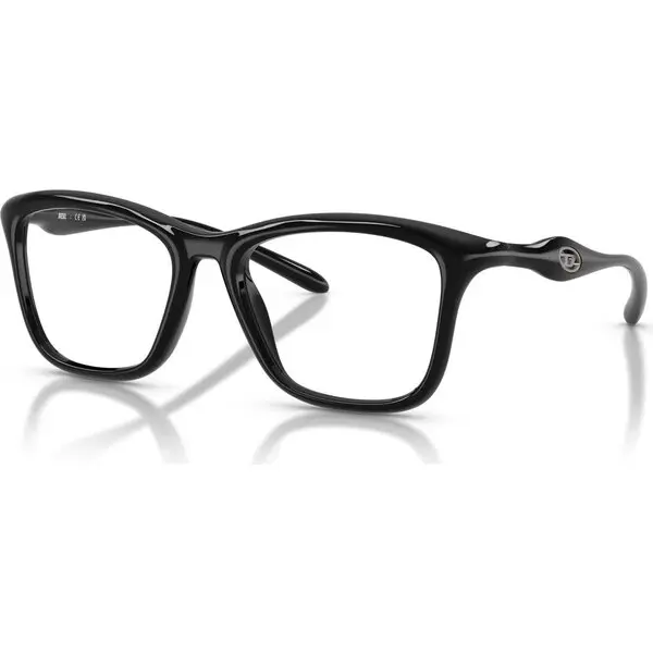 DIESEL® 53mm Square Full Rim Eyeglasses - Black