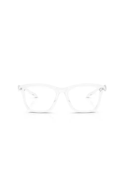 DIESEL® 53mm Square Full Rim Eyeglasses - Transparent