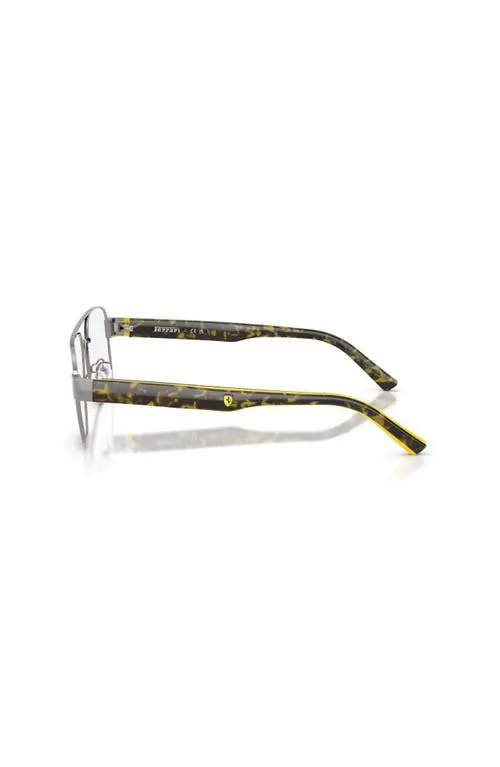 SCUDERIA FERRARI Rectangle Full Rim Eyeglasses - Grey