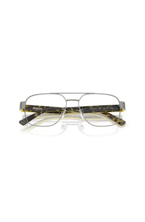 SCUDERIA FERRARI Rectangle Full Rim Eyeglasses - Grey