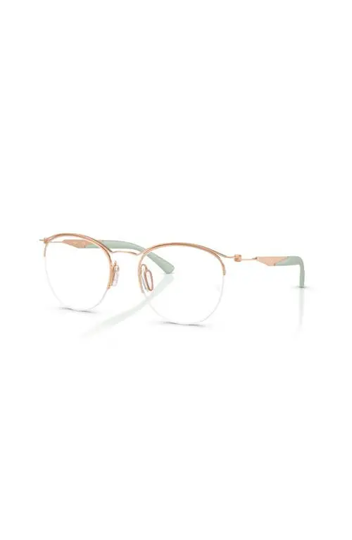 Ray-ban 50mm Round Eyeglasses - Pink