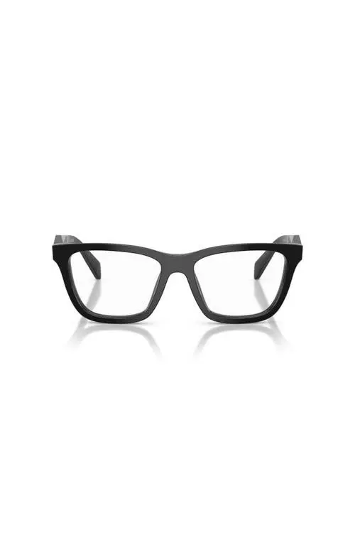 Prada 52mm Butterfly Eyeglasses - Black