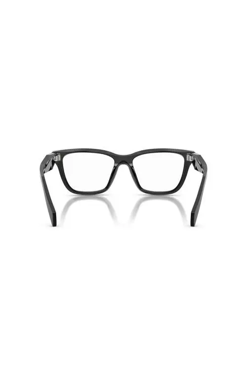 Prada 52mm Butterfly Eyeglasses - Black