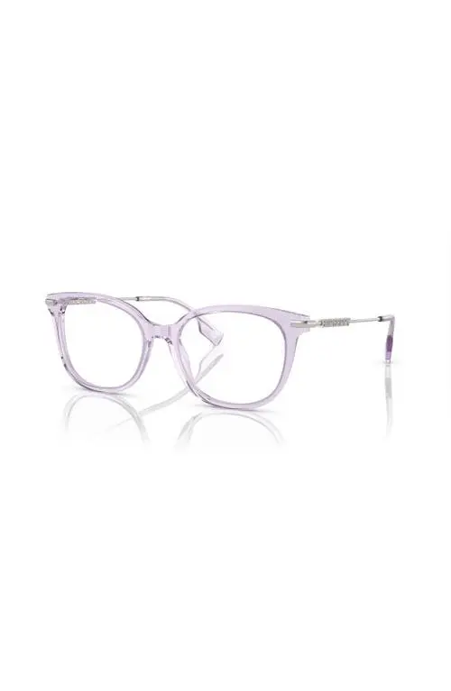 Burberry 51mm Square Optical Glasses - Violet