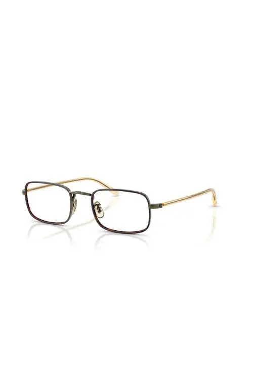 Oliver Spencer Rectangle Full Rim Optical Glasses - Gold
