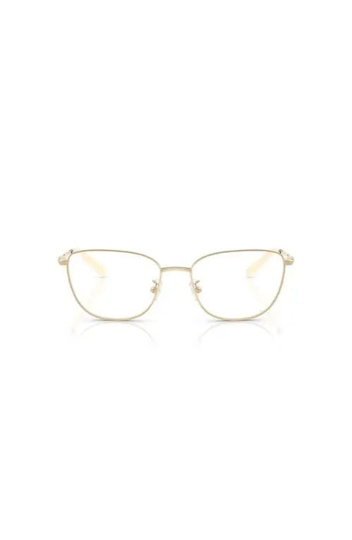 Tory Burch 54mm Rectangle Eyeglasses - Gold