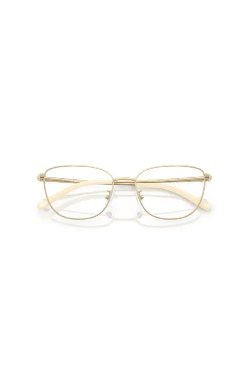 Tory Burch 54mm Rectangle Eyeglasses - Gold