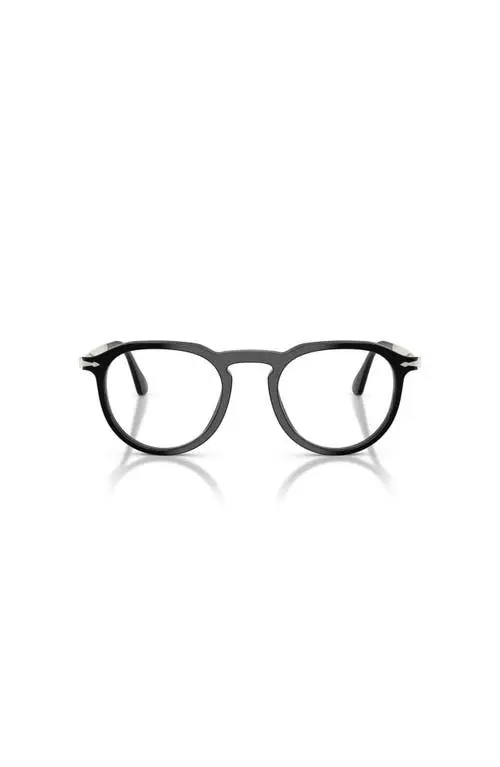 Persol 49mm Optical Glasses - Black