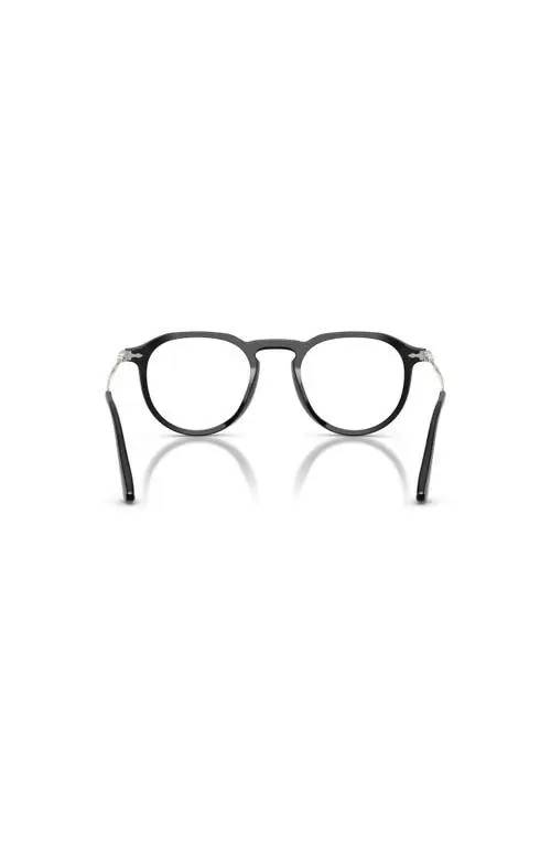 Persol 49mm Optical Glasses - Black