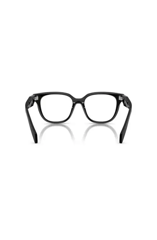 Prada 51mm Butterfly Optical Glasses - Black