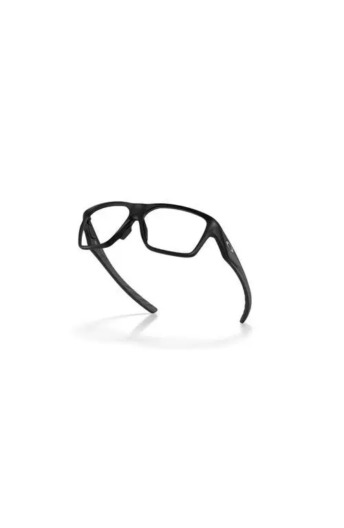 Oakley 58mm Rectangle Full Rim Eyeglasses - Black