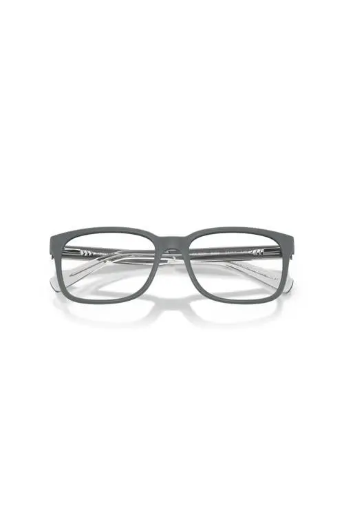 Armani Exchange 54mm Square Eyeglasses