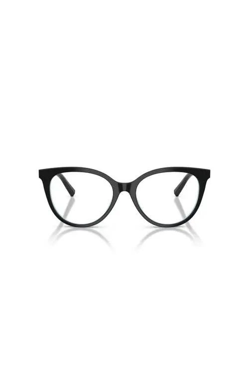 Tiffany & Co. Cat Eye Full Rim Acetate Eyeglasses - Black