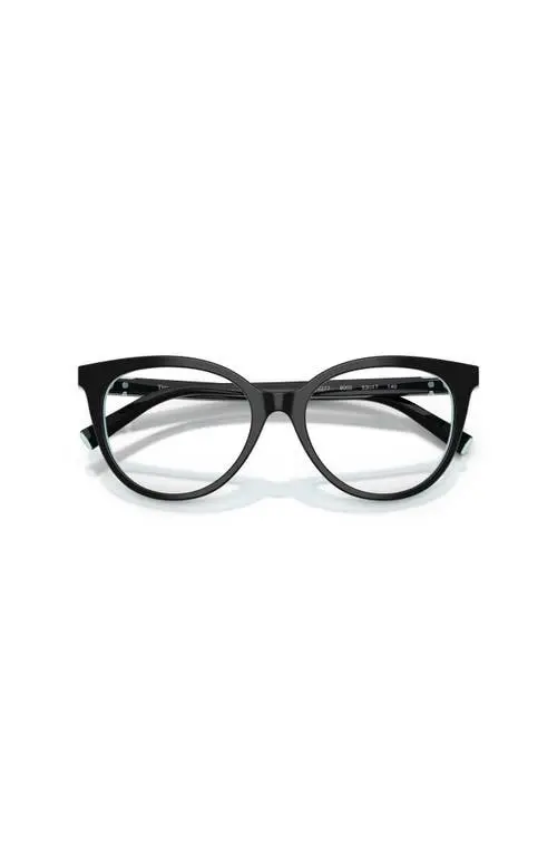 Tiffany & Co. Cat Eye Full Rim Acetate Eyeglasses - Black