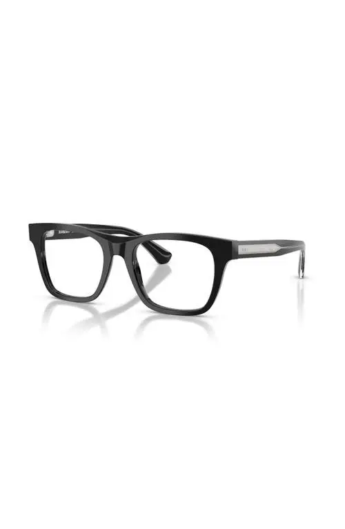 Burberry 50mm Square Optical Glasses - Black