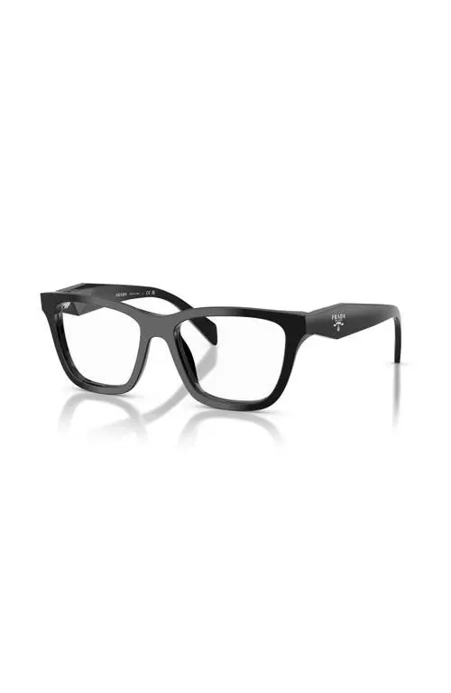 Prada 54mm Butterfly Optical Glasses - Black
