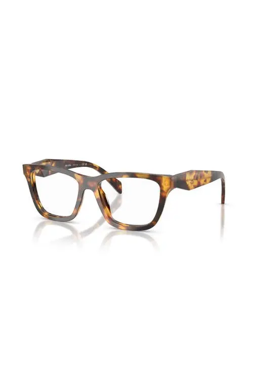 Prada 54mm Butterfly Optical Glasses - Tortoise