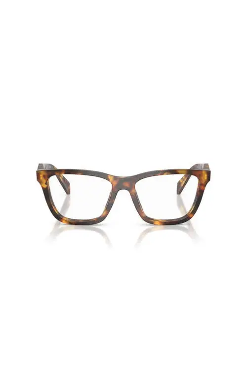 Prada 54mm Butterfly Optical Glasses - Tortoise