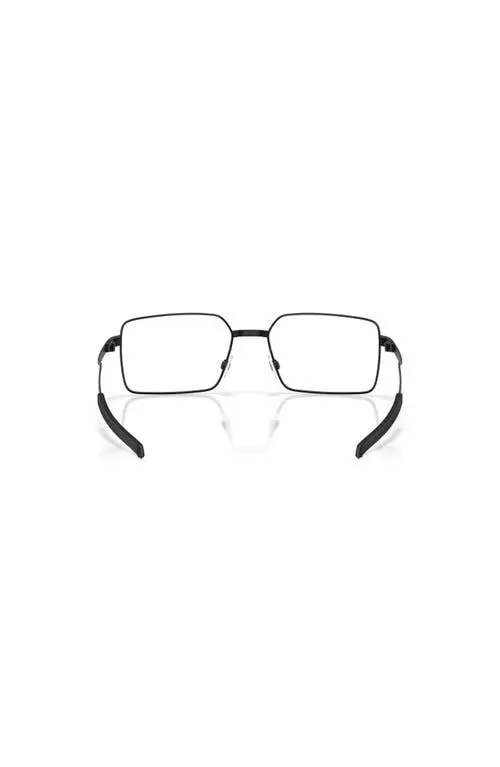 Oakley 54mm Rectangle Optical Glasses - Black