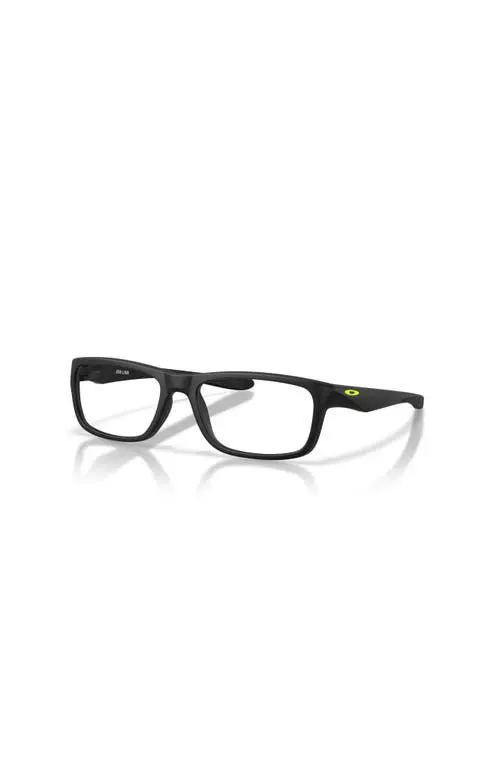 Oakley 51mm Rectangle Full Rim Eyeglasses - Black