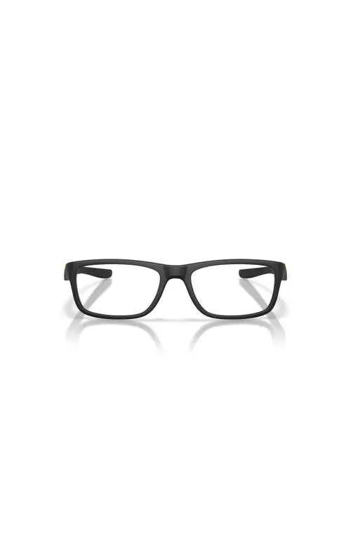 Oakley 51mm Rectangle Full Rim Eyeglasses - Black