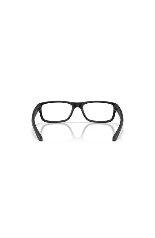 Oakley 51mm Rectangle Full Rim Eyeglasses - Black