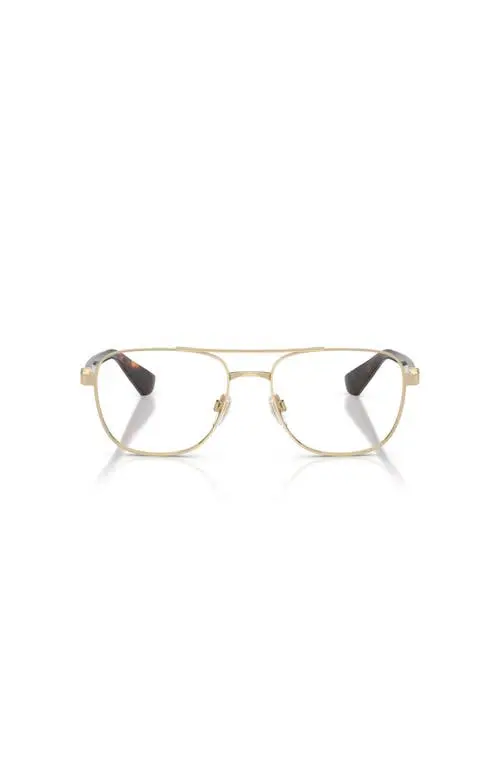 Burberry 56mm Pilot Optical Glasses - Gold