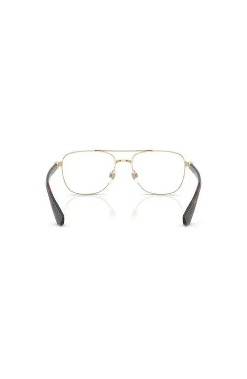 Burberry 56mm Pilot Optical Glasses - Gold