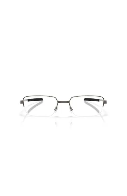 Oakley 57mm Rectangle Optical Glasses - Grey