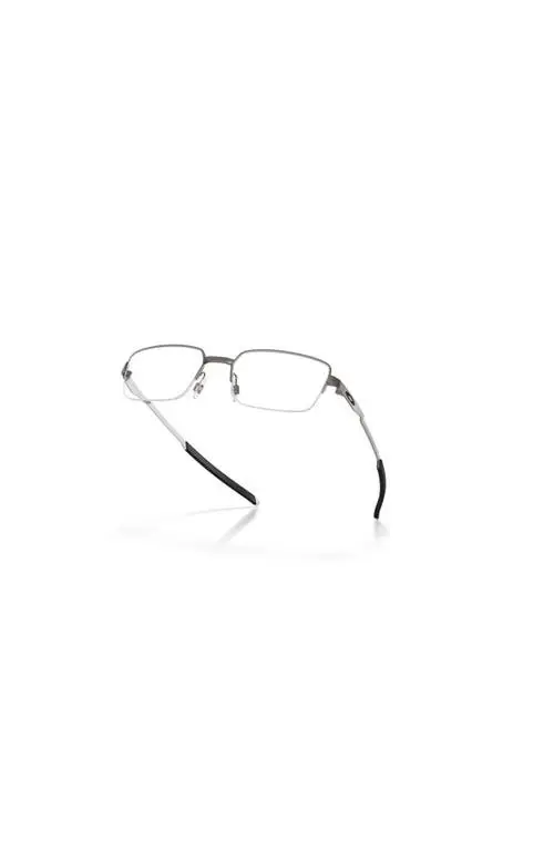 Oakley 57mm Rectangle Optical Glasses - Grey