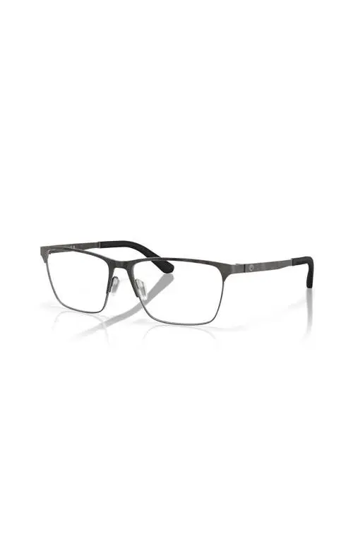 COSTA 54mm Square Full Rim Eyeglasses - Black