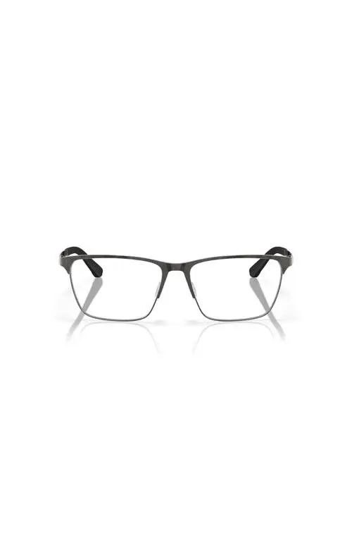 COSTA 54mm Square Full Rim Eyeglasses - Black