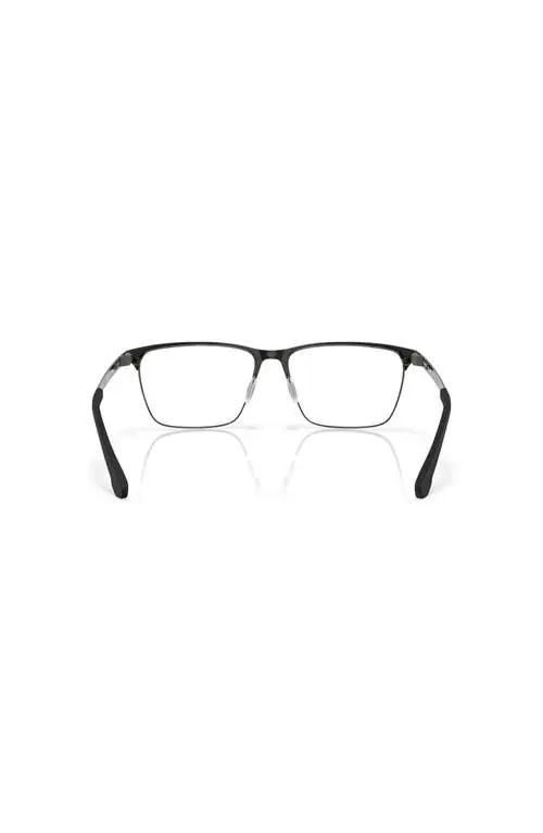 COSTA 54mm Square Full Rim Eyeglasses - Black