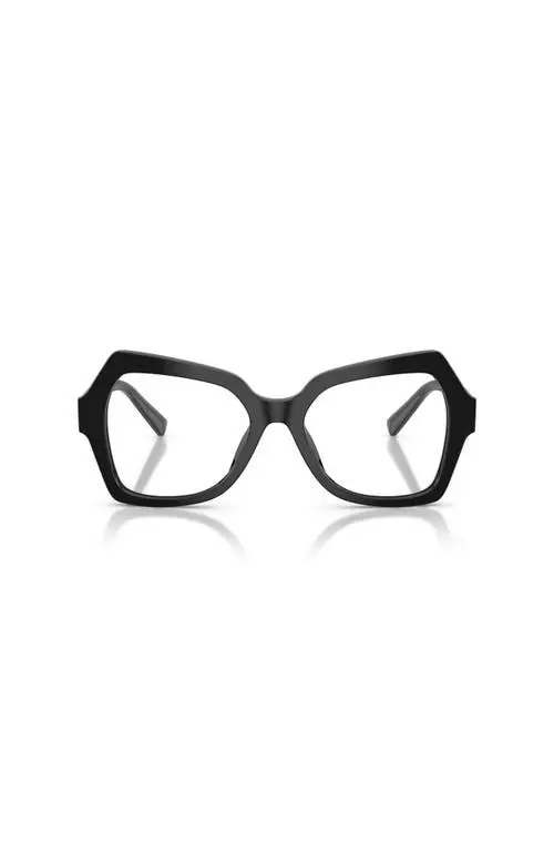 Dolce & Gabbana 54mm Butterfly Optical Eyeglasses - Black